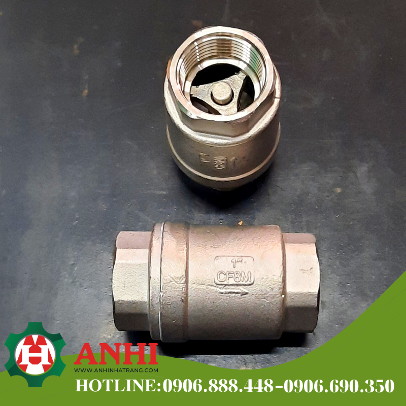 VAN 1 CHIỀU LÒ XO INOX 304 PHI 34 - An Hi