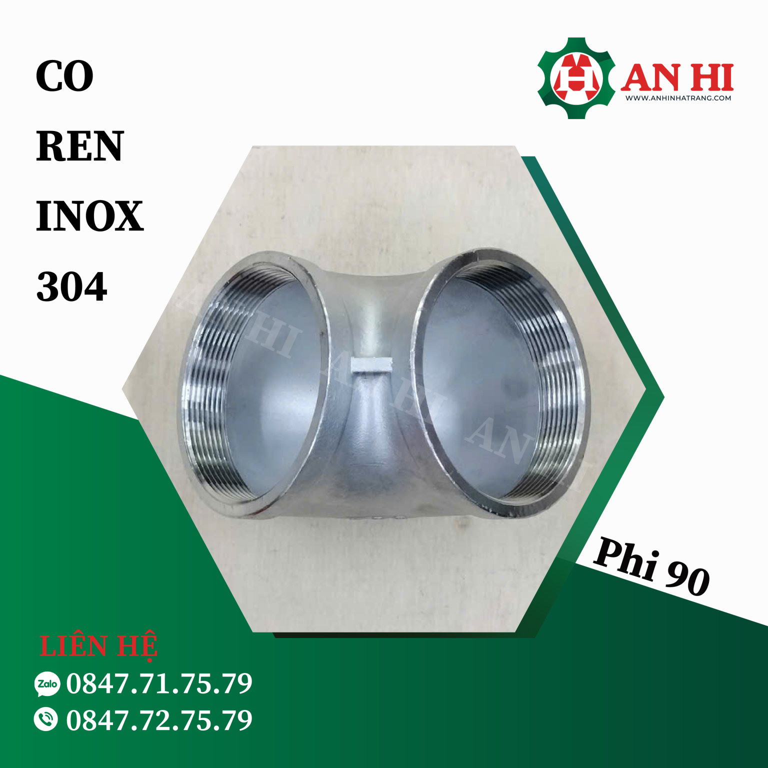 CO REN INOX 304 PHI 90 - An Hi